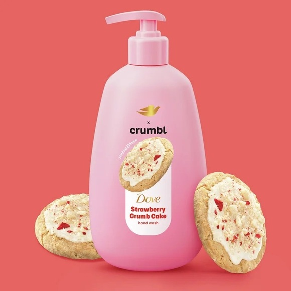 Dove | Bath & Body | Dove X Crumbl Strawberry Crumb Cake Hand Wash ...